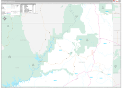 Apache County, AZ Wall Maps - MapSales